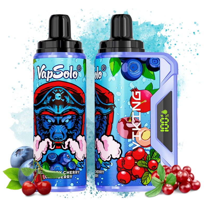 VapSolo Viking Blueberry Cherry Cranberry Goût | Prix €7,36 | Grossiste