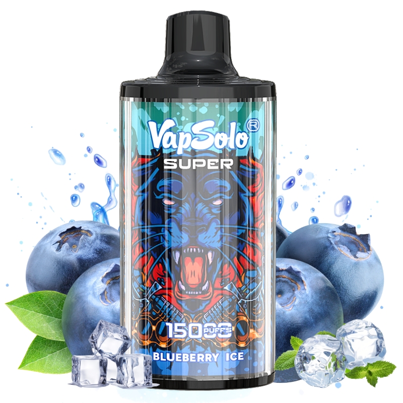 VapSolo Super 15000 Blueberry Ice Goût | Prix €7,78 | Grossiste